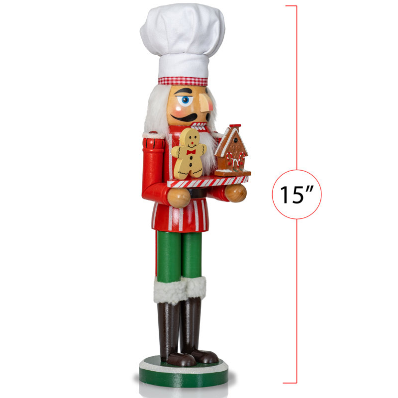 The Holiday Aisle® Christmas Chef Nutcracker & Reviews | Birch Lane